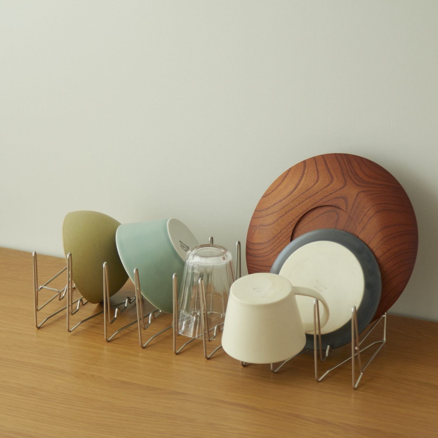 lop looop/水切りラック -3cmに縮む！折りたたみができて食洗機対応の水切りラック - スタイルストア